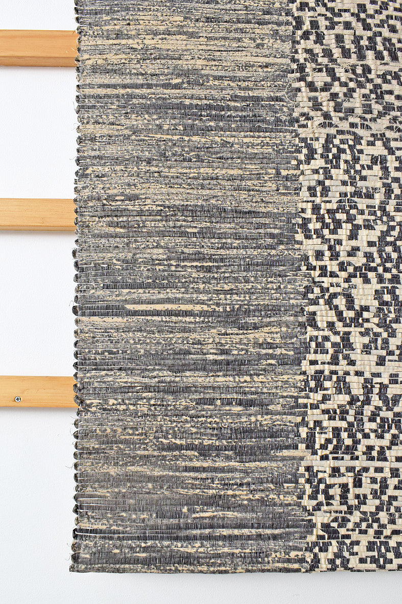 Black & White Canvas Texture Triptych Wall Art Hanging Online ...