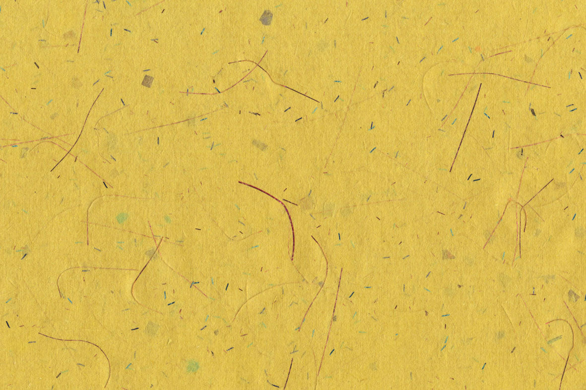 Yellow Handmade Paper Texture